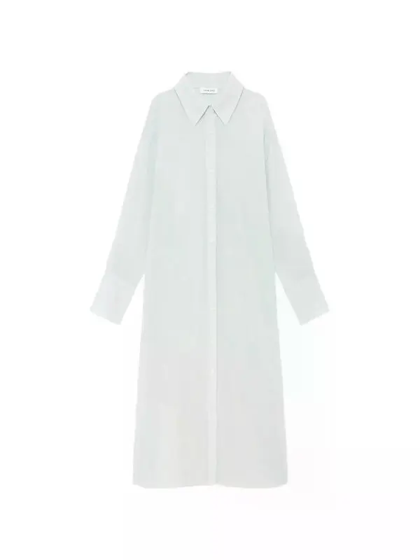ANINE BING Noemi Striped Shirt Dress - Green