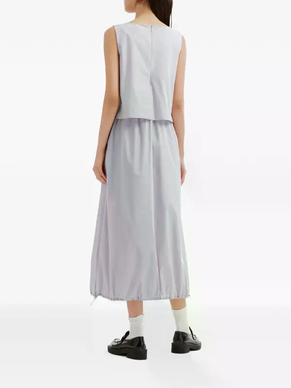 TOUT A COUP Ruched Drawstring-hem Maxi Dress