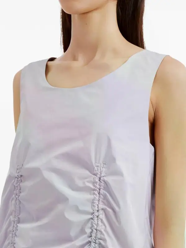 TOUT A COUP Ruched Drawstring-hem Maxi Dress