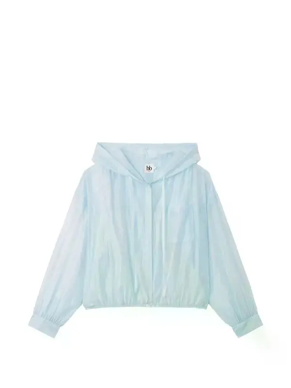 B+AB Lightweight Drawstring Hood Jacket - Blue