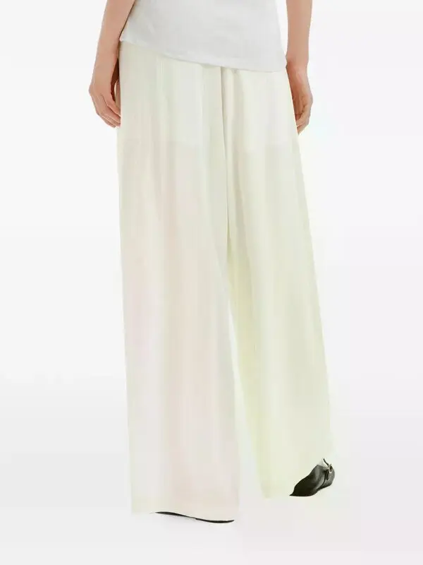 TOUT A COUP Elasticated Waistband Wide-leg Trousers