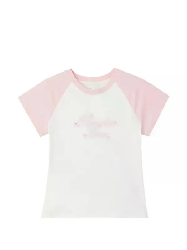 B+AB Crystal Embellished T-shirt