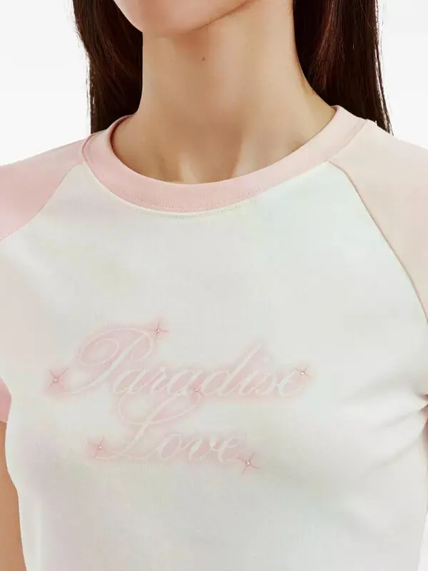B+AB Crystal Embellished T-shirt