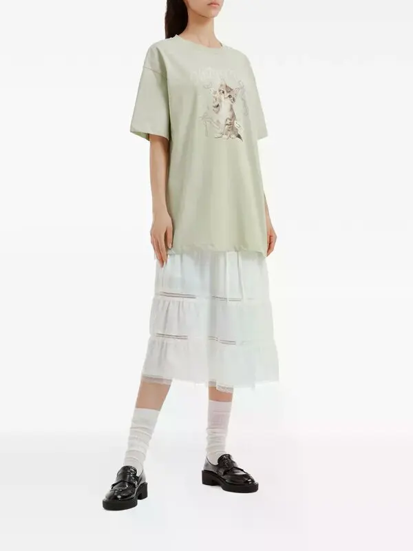 B+AB Cat Print T-shirt