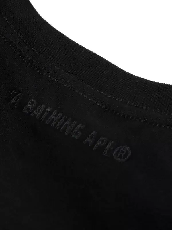 A BATHING APE Bee Logo-embroidered Cotton T-shirt