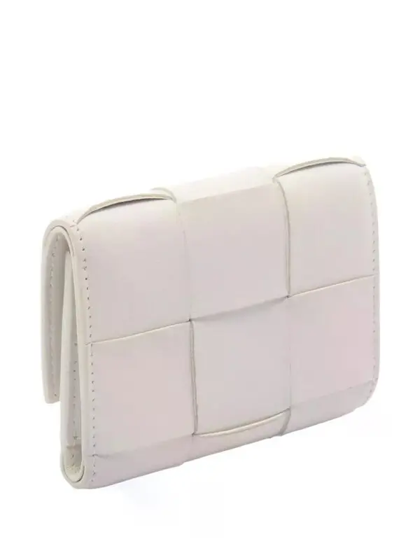 Bottega Veneta 2000s Cassette Maxi Intrecciato Trifold Wallet