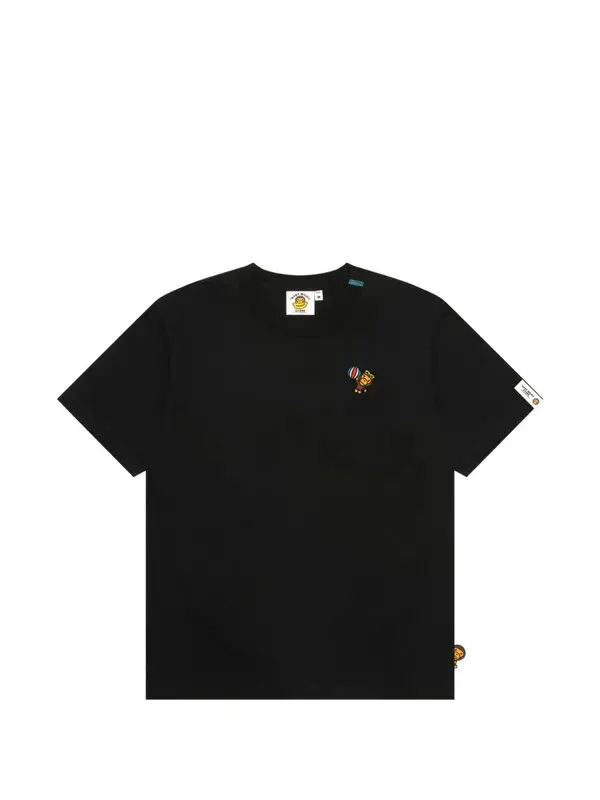 A BATHING APE Baby Milo® Store Graphic Print Cotton T-shirt - Black