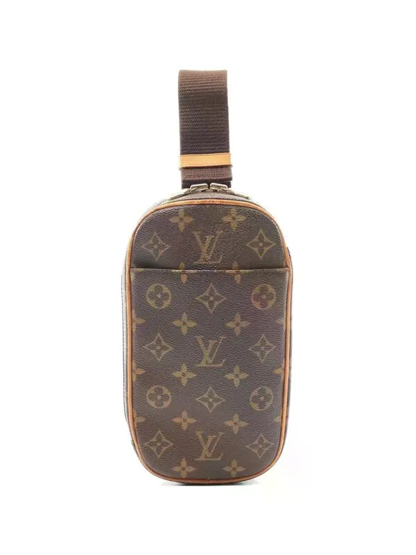 LOUIS VUITTON Monogram Canvas Pochette Ganju Body Bag