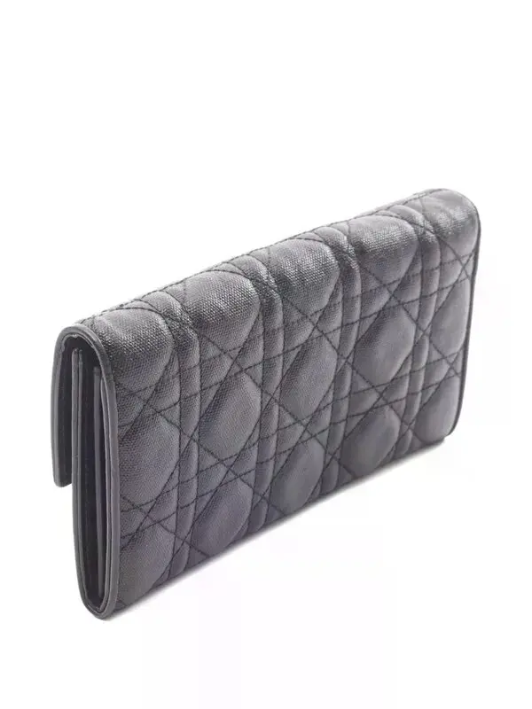 Dior 2000s Cannage Bi-fold Wallet