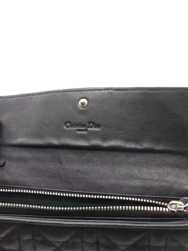 Dior 2000s Cannage Bi-fold Wallet
