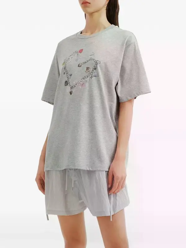 B+AB Heart Print T-shirt