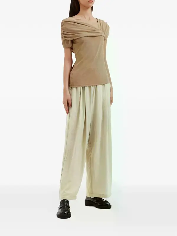 B+AB Pleated Wide-leg Trousers