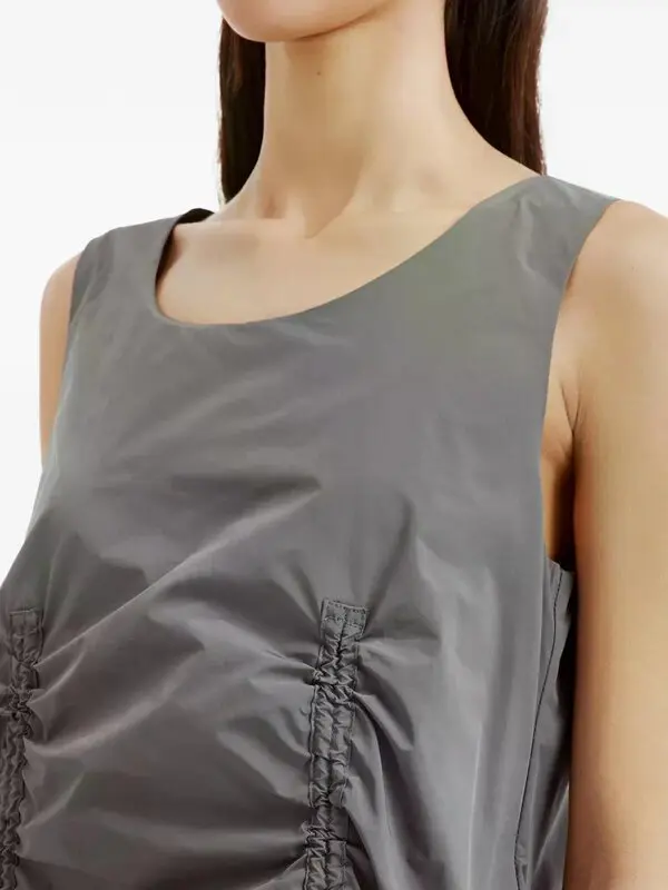 TOUT A COUP Ruched Drawstring Dress
