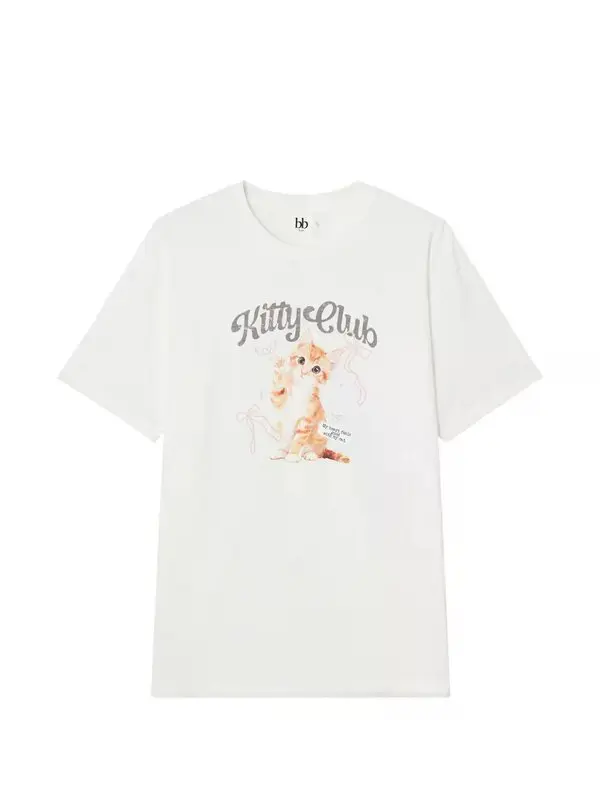 B+AB Graphic Print Drop Shoulder T-shirt