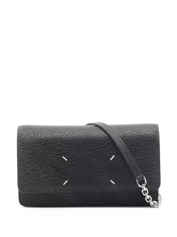 MAISON MARGIELA Grainy-leather Mini Bag - Black