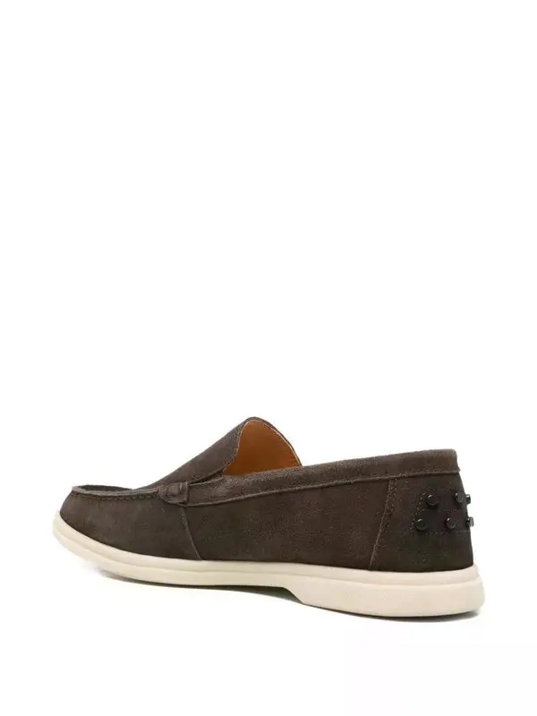 SERGIO MORETTI FIRENZE Suede Slip-on Loafers