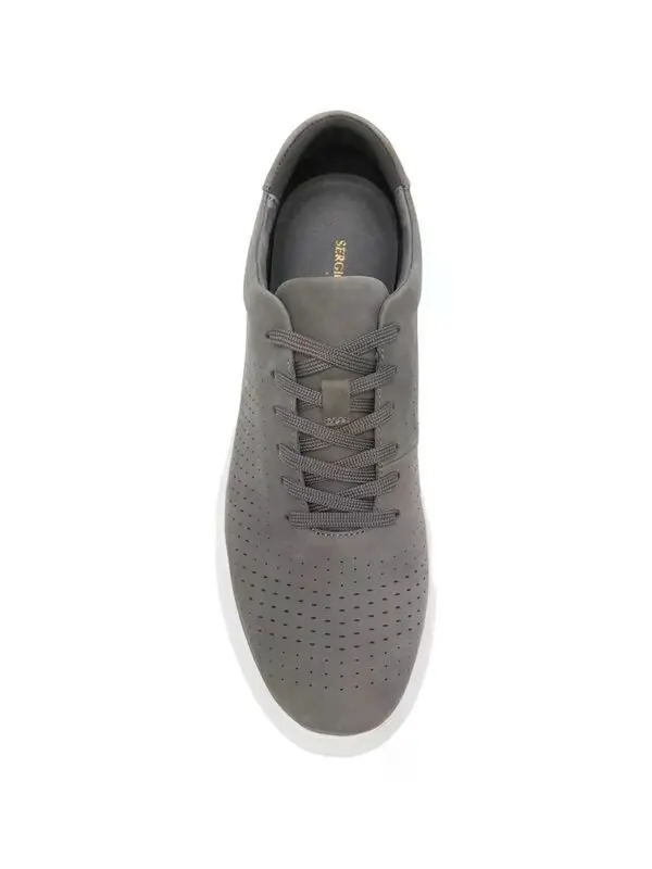 SERGIO MORETTI FIRENZE Perforated Leather Sneakers
