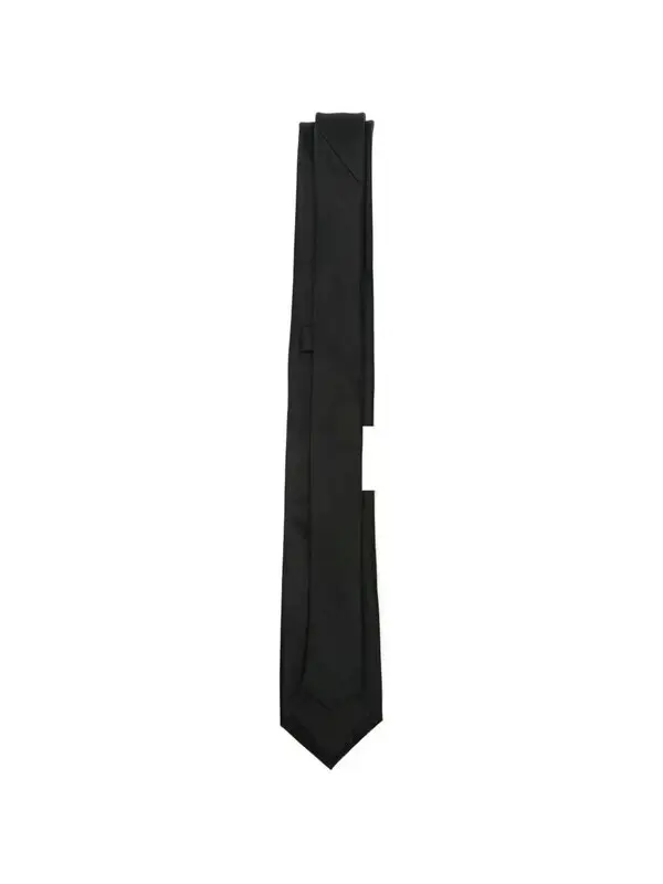 Karl Lagerfeld Embroidered Logo Neck Tie