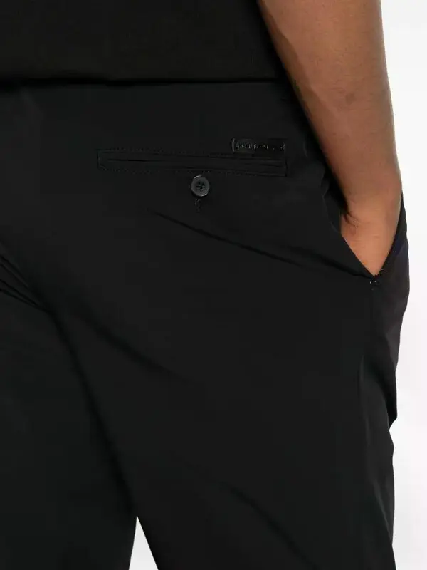 Karl Lagerfeld Logo Plaque Tapered Trousers