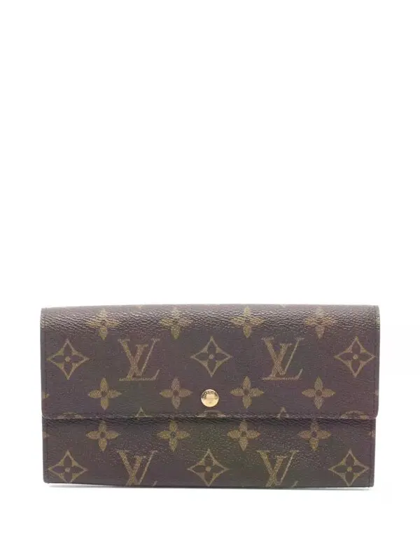 LOUIS VUITTON 2003 Porte-monnaie Wallet - Brown