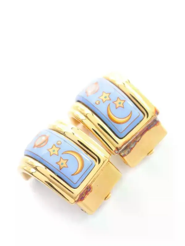 Hermès Star Motif Earrings