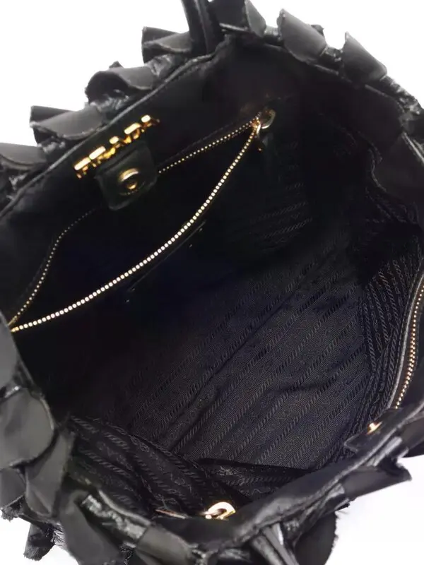 Prada 2000s Frilled Tote Bag