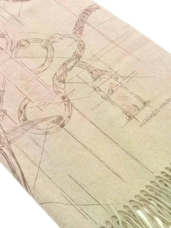 Hermès 2020s Cavalcadour Esquisse Scarf