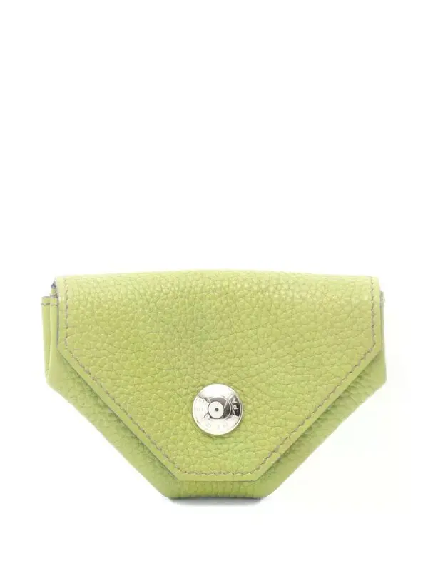 Hermès 2006 Levain Quatre Togo Coin Purse - Green