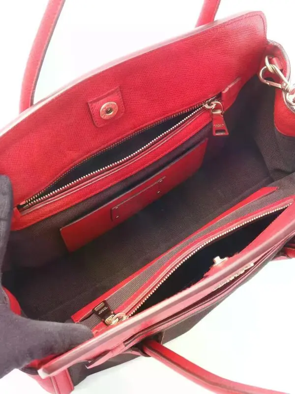 Prada Logo Plaque Handbag