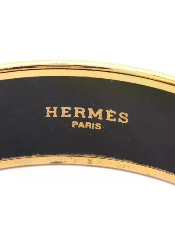 Hermès 2020s Cloisonné Email Gm Bangle