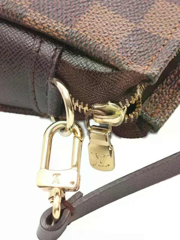 LOUIS VUITTON 1999 Troussse Damier Ebène Tote Bag