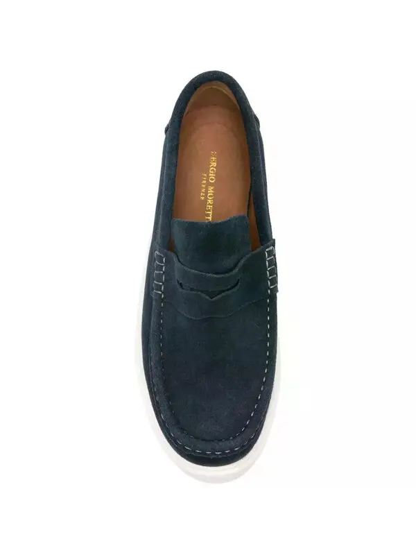SERGIO MORETTI FIRENZE Suede Loafers