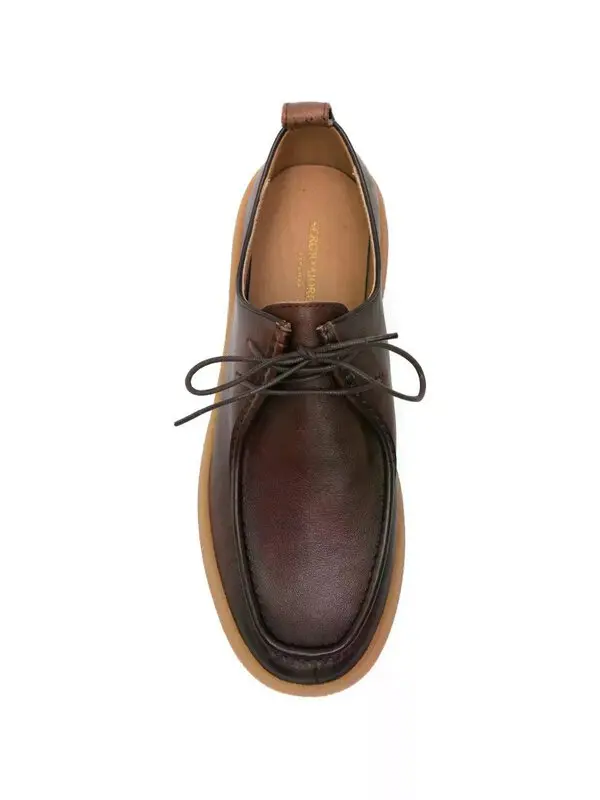 SERGIO MORETTI FIRENZE Leather Lace-up Derby Shoes