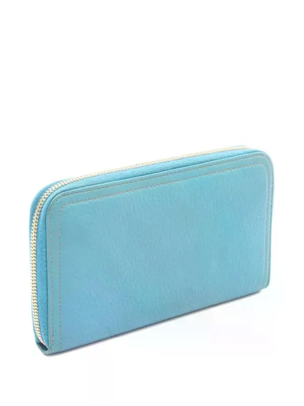 Prada 2000s Vitelo Daino-leather Zip-around Wallet