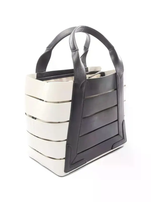 Balenciaga 2000s Marine Leather Tote Bag - Black