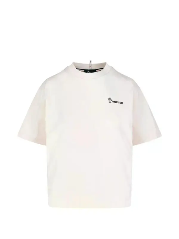 Moncler Logo Patch T-shirt - White