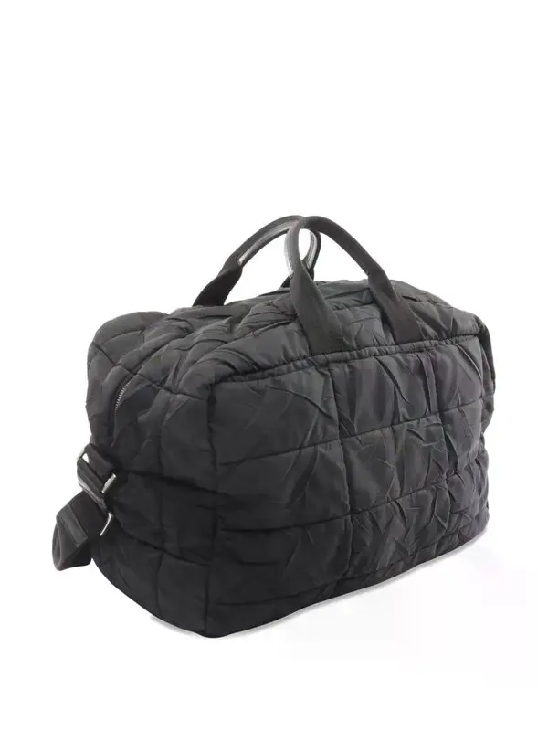 Prada Tessuto 2-way Boston Bag - Black