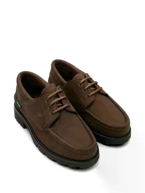 Paraboot Dark Nubuck Boat Shoes