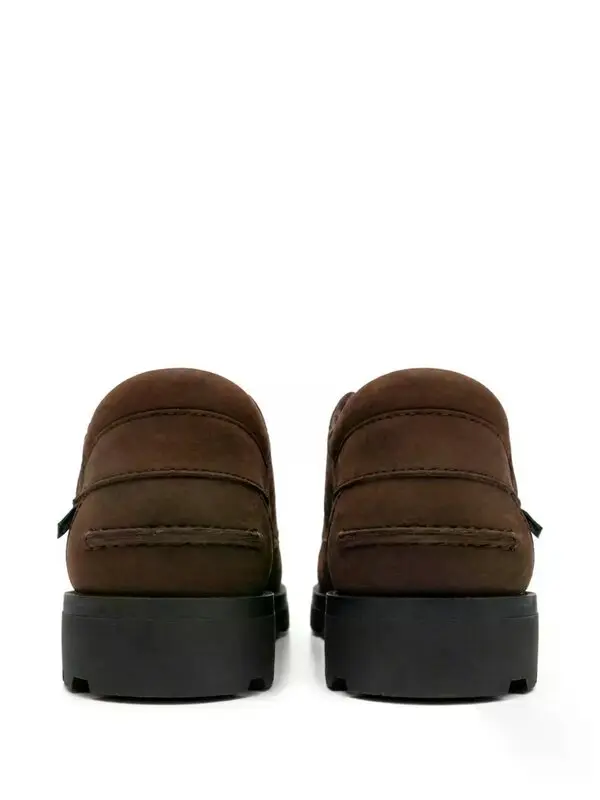 Paraboot Dark Nubuck Boat Shoes