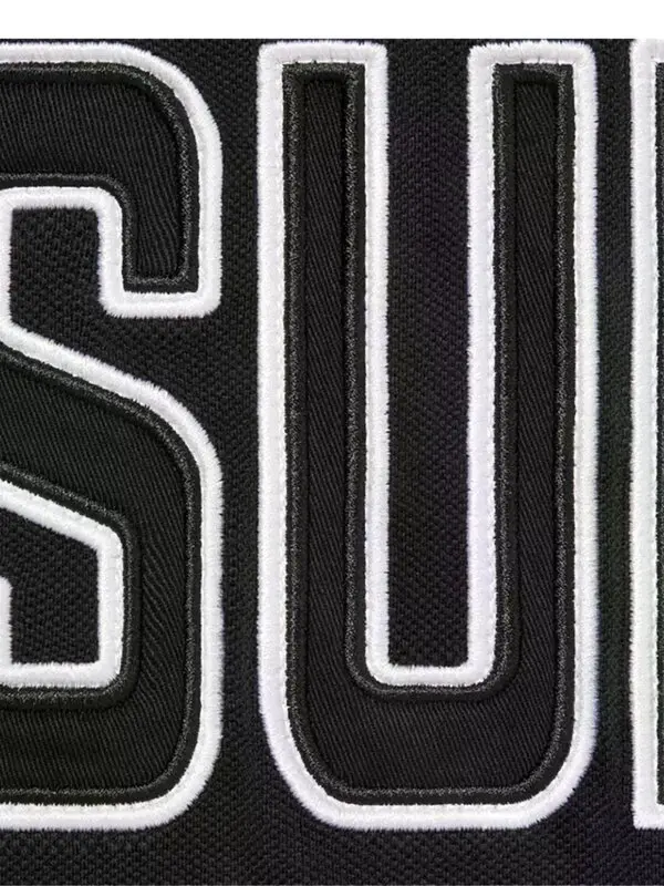 Supreme Twill-appliqué Polo Shirt