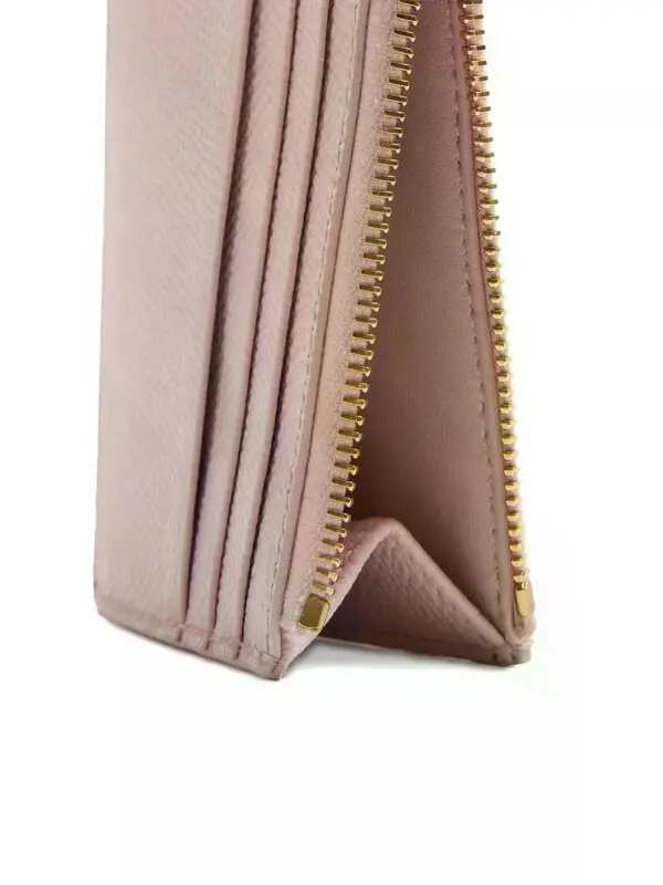 Valentino Garavani Cherryfic Grainy Calfskin Cardholder - Pink
