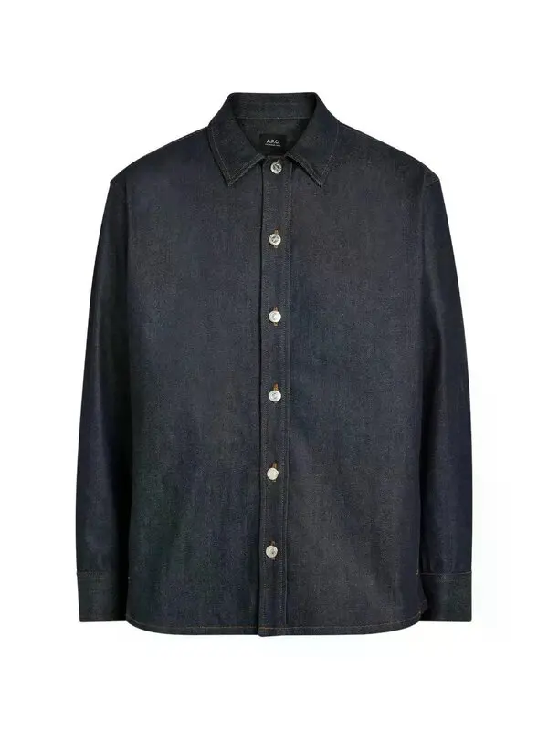 A.p.c. Contrast-stitch Shirt