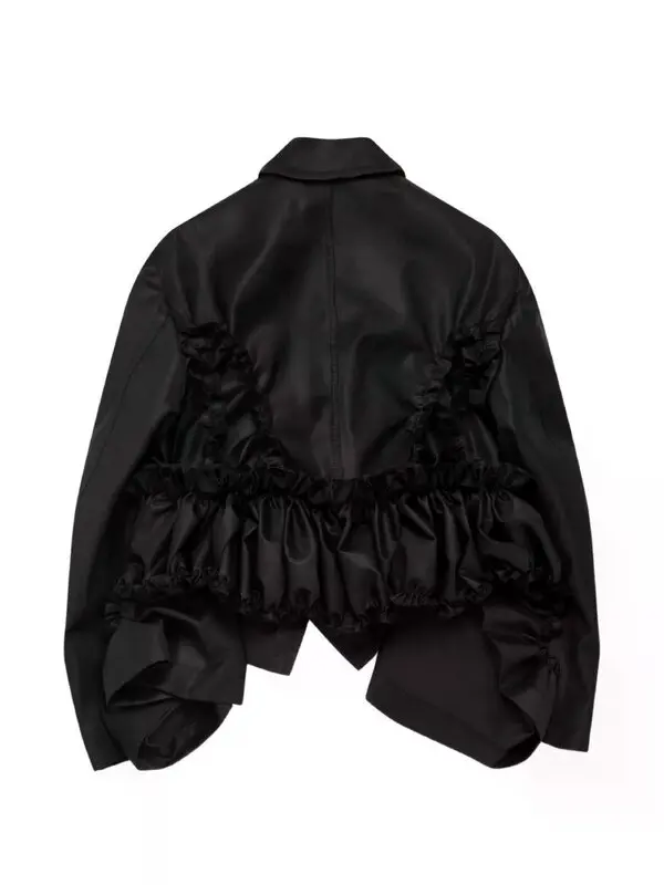 COMME DES GARÇONS TAO Ruffled Trim Jacket