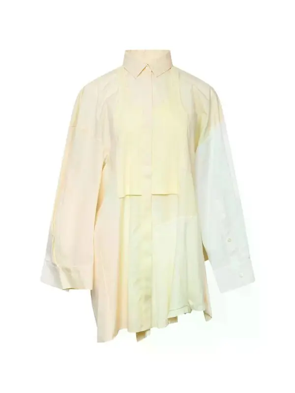 ENFOLD Asymmetric Shirt - Yellow