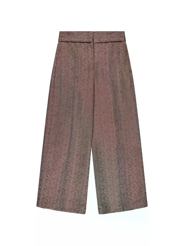 SLOWEAR Herringbone-weave Regular-fit Trousers