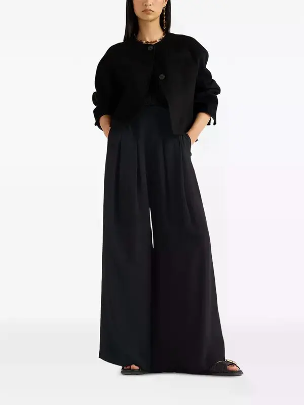 Momoni Aspen Pleated Palazzo Pants
