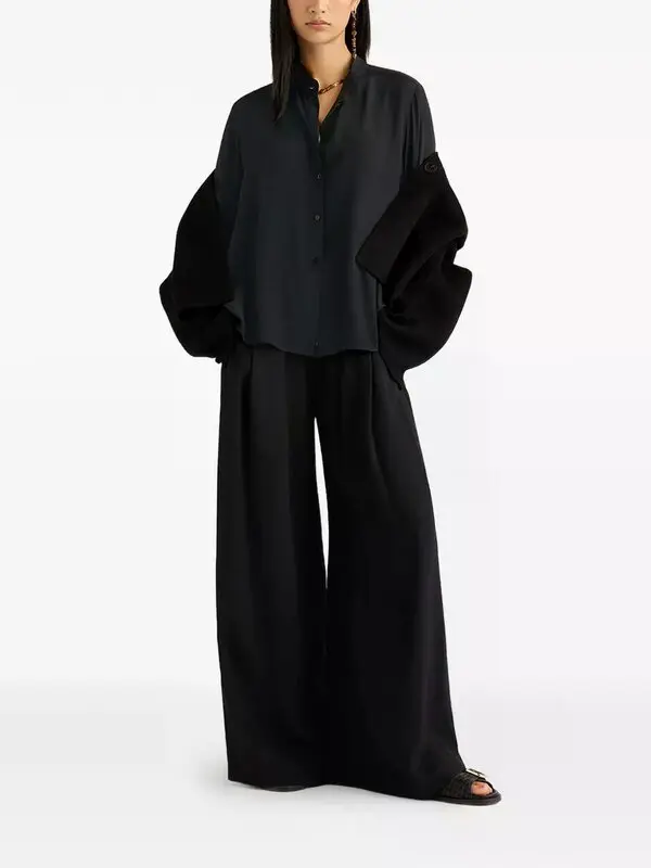 Momoni Gathered-sleeve Shirt