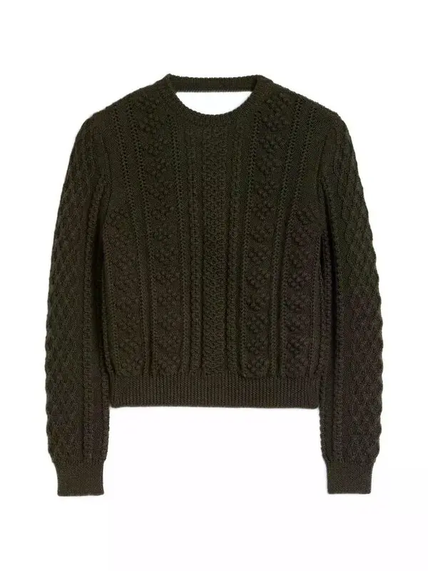 JIL SANDER Long Sleeve Crew Neck Sweater
