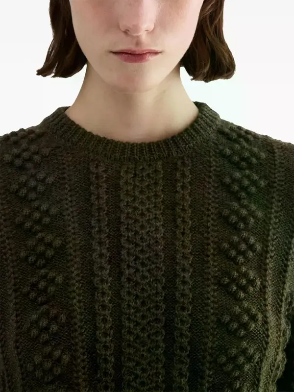 JIL SANDER Long Sleeve Crew Neck Sweater