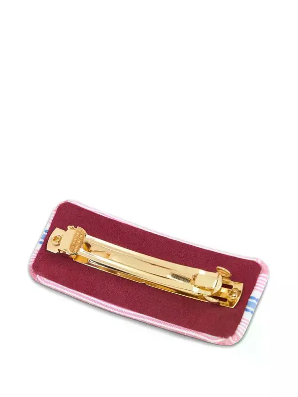 Etro Striped Cotton Hair Clip